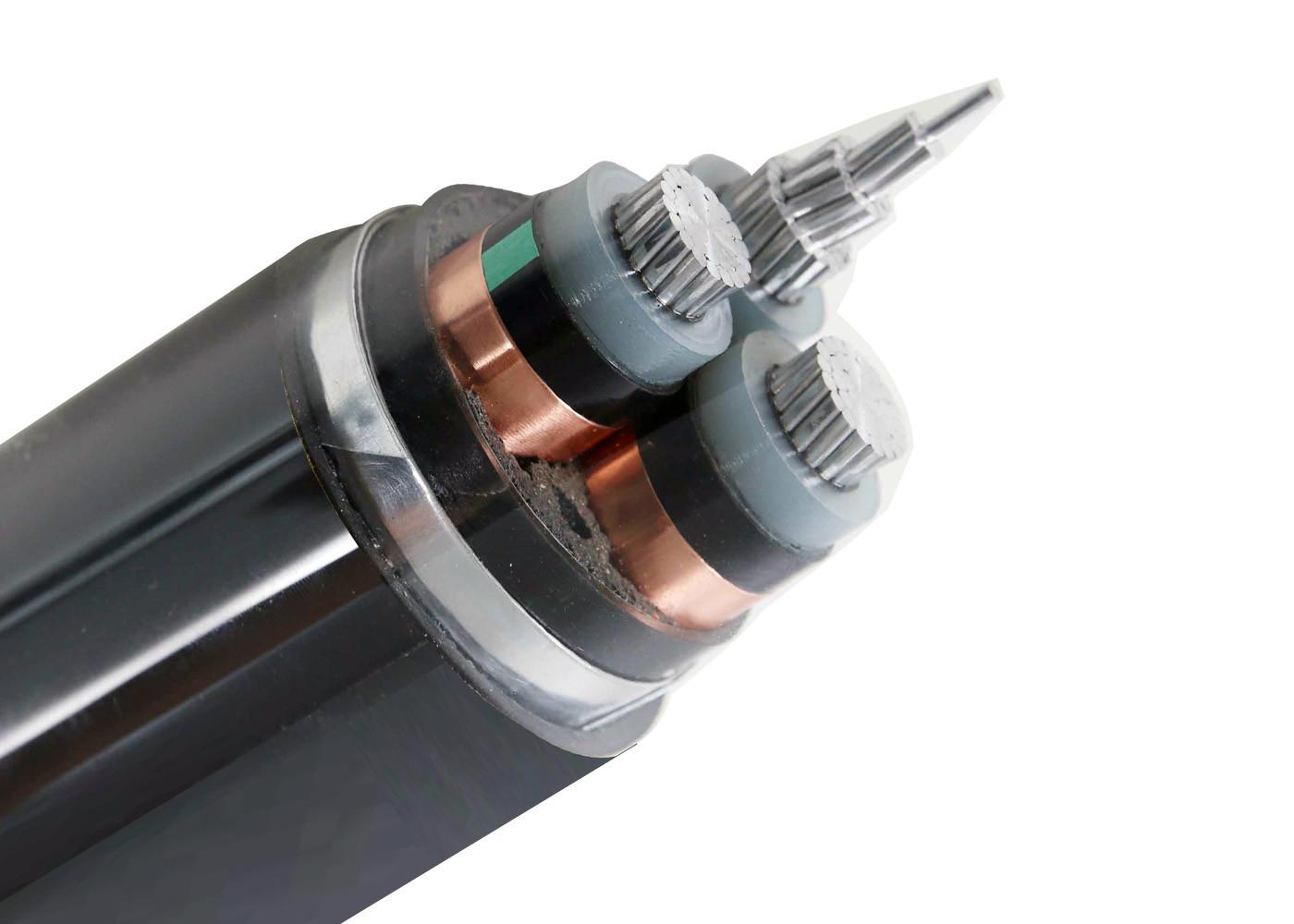 Nhóm Shenghua 240mm2 XLPE 3 lõi bọc thép MV dây cáp điện 15kV thép băng ...